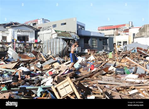 8 November 2013 Tacloban Philippines Typhoon Haiyan Known As Super
