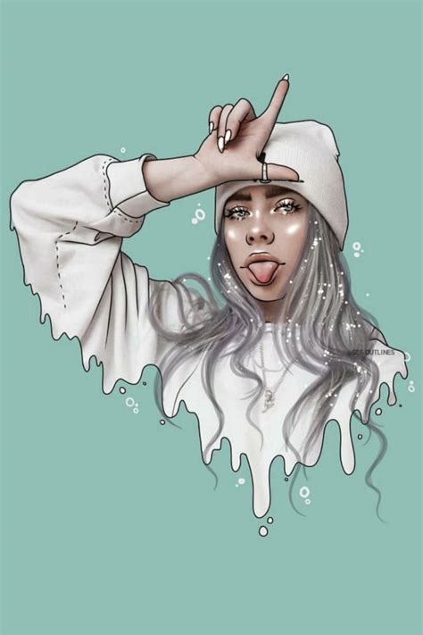 Billie Eilish Drawing Wallpapers Wallpaper Cave My Xxx Hot Girl