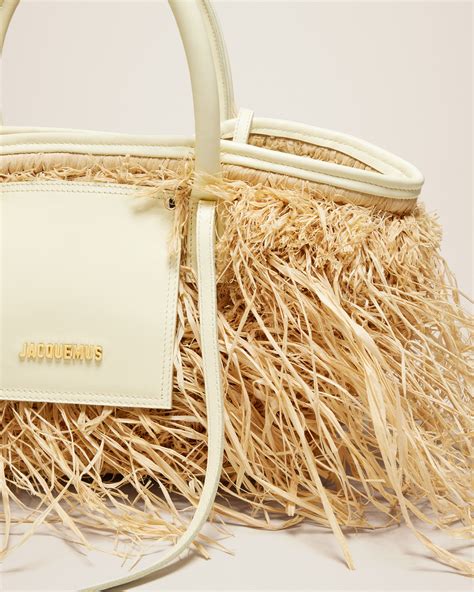 Le Panier Soli Raphia By Jacquemus Official Website