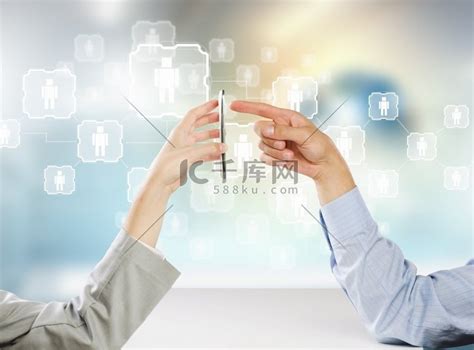 交互概念。高清摄影大图 千库网