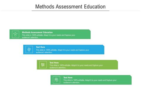 Methods Assessment Education Ppt Powerpoint Presentation Model Graphic