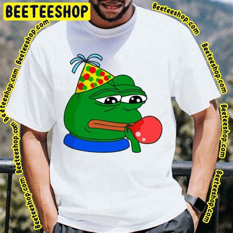 Happy Birthday Pepe Emote Pepe The Frog Trending Unisex T Shirt