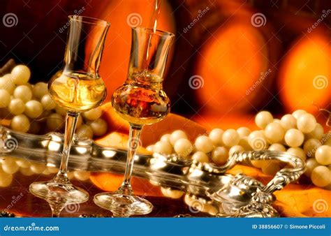Glass Of Grappa Stock Image Image Of Liquor Digestive 38856607