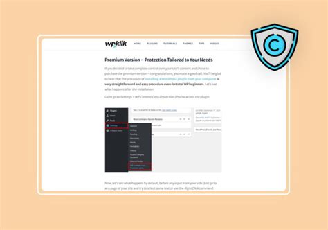 Wp Content Copy Protection Plugin Ultimate Guide Wpklik