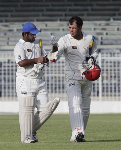 Mohammad Shahzad And Mohammad Nabi Leave The Field