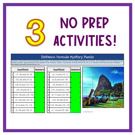 Midpoint And Distance Formula Activities Digital Bundle Made By Teachers