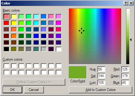 Color Selection Seni Ayah
