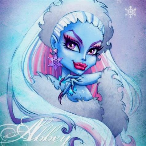 Monster Highs Abbey Bominable Art Everything Monster High