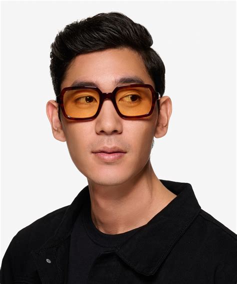 Resort Square Tortoise Frame Prescription Sunglasses Eyebuydirect