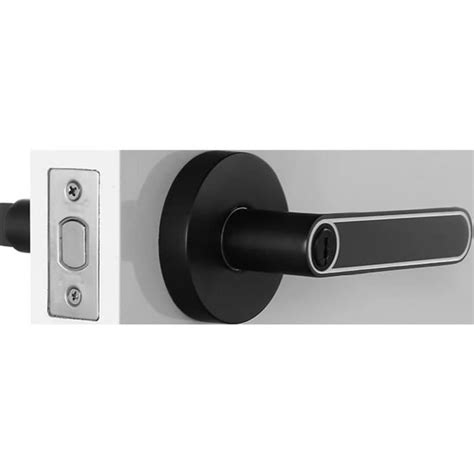 Levier De Porte Noir Intimité Serrure De Porte Silencieuse Magnétique
