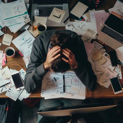 Frustrated Businessman In Action Premium Ai Generated Image