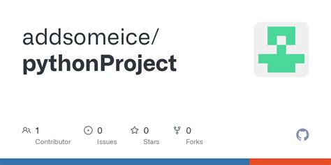 Github Addsomeicepythonproject