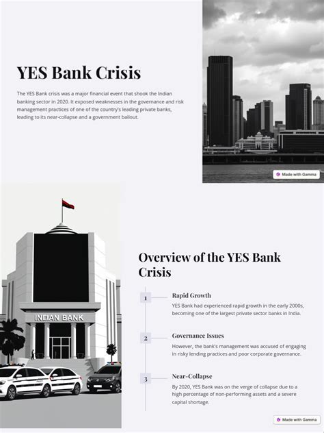 Yes Bank Crisis Pdf Banks Bailout