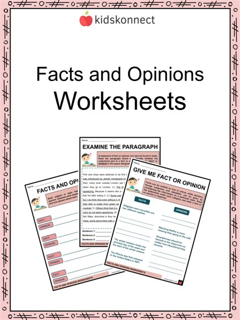 Facts Or Opinions Worksheet Live Worksheets Worksheets Library