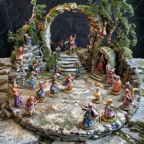 Pixie Circle With A Little Amphitheater Where Sprites Perform Enthusiastic Plays Premium Ai