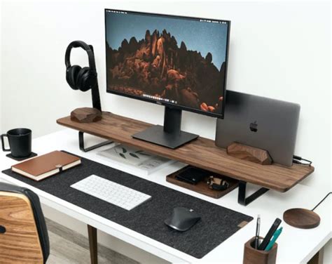 caseflix handcrafted dual monitor stand geeky gadgets