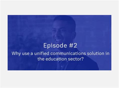 Ruwan W On Linkedin Why Unified Communications In Education