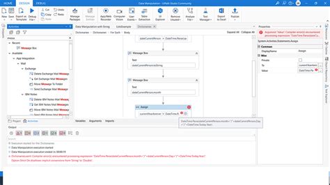 Datetimeparse Method Error Studiox Uipath Community Forum
