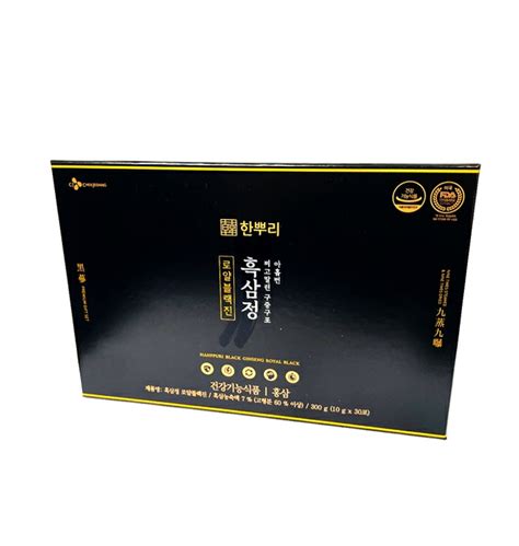 Cj한뿌리 흑삼정 로얄블랙진 10g X 30포 코스트코 티몬