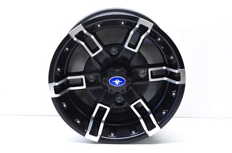 OEM Polaris P1522548-458, 1522548-458 Matte Black Wheel NOS - Walmart ...