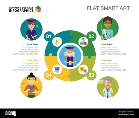 Puzzle Chart Slide Template Stock Vector Image And Art Alamy