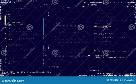 Programming Console With Dark Background Coding Vector Illustration