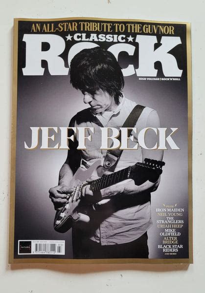 Classic Rock Magazine March 2023 New Issue Jeff Beck Tribute Iron