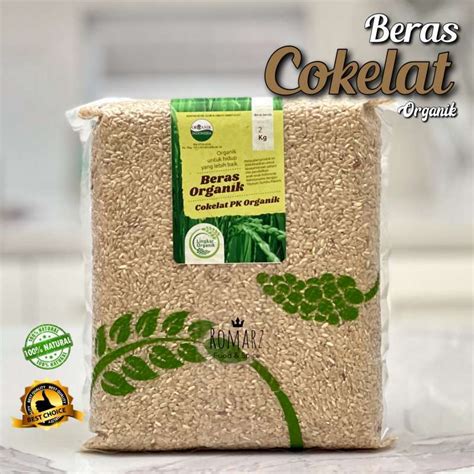 Jual BERAS COKLAT 100 ORGANIK BERAS COKLAT PREMIUM BROWN RICE