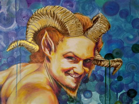 Das Geheimnis Des Faun Pan Oder Satyr KUNST SCHAMANISMUS