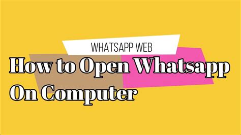 How To Setup Whatsapp On PC And Laptops Officially YouTube