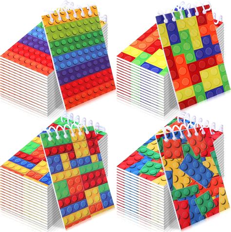 120 Pack Mini Building Block Notebooks Bulk 2400 Sheets