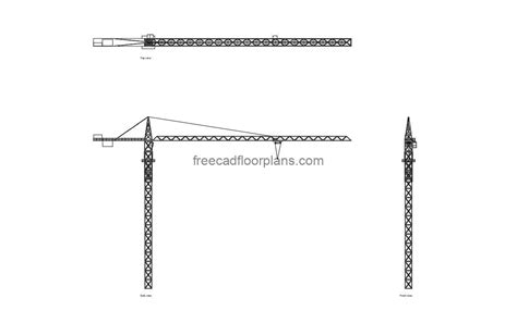 Liebherr Tower Crane Free Cad Drawings