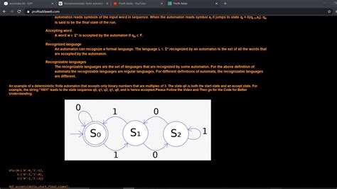 Nondeterministic Finite Automata In Python For Better Algorithmic Trading Logics Youtube