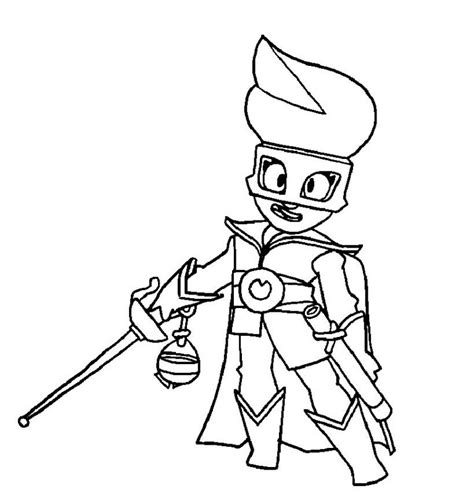 Kolorowanka Amber De La Vega Brawl Stars Zabawy Z Dziećmi