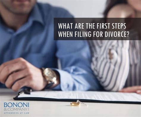 What Are The First Steps When Filing For A Divorce