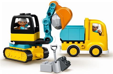 LEGO ® 10931 DUPLO Ciężarówka i koparka gąsienicowa- worldtoys.pl