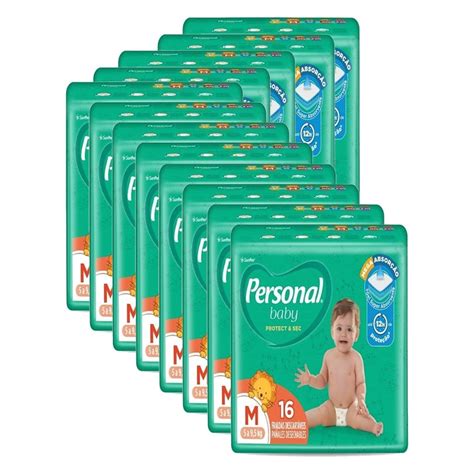 Fralda Descartável Personal Soft Protect Jumbinho Tamanho M 12