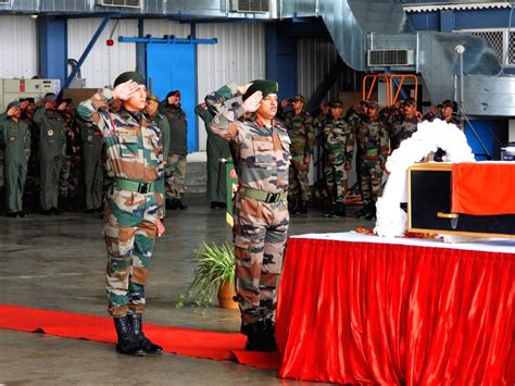 Army Bids Adieu To Pilot Killed In Arunachal Chopper Crash