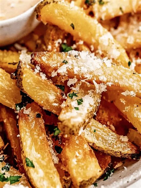 Easy Air Fryer Garlic Parmesan Fries Crispy And Delicious