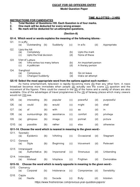 Indian Coast Guard Assistant Commandant Gd Old Question Paper Pdf