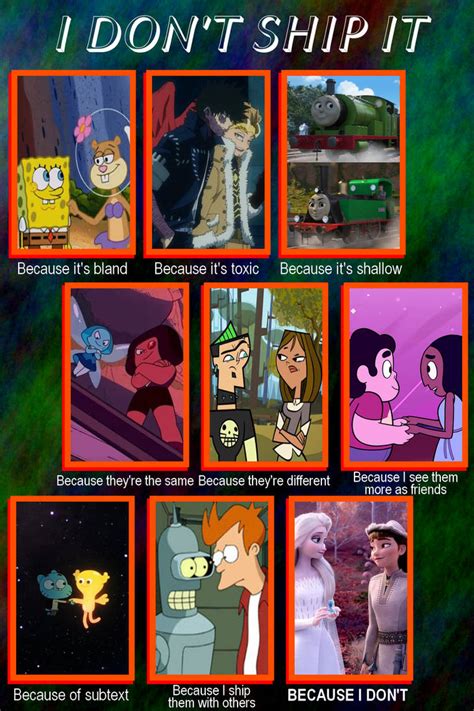 My Multifandom Anti Shipping Meme By Twinkletoes 97 On Deviantart