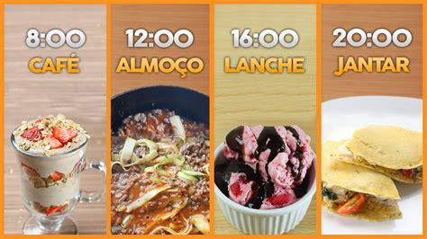 CardÁpio Fit FÁcil Para O VerÃo Café Almoço Lanche Da Tarde E