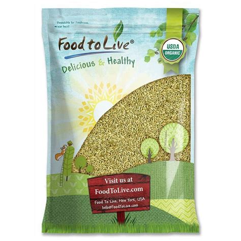 Organic Rye Berries 10 Pounds Whole Wheat Grain Non Gmo Kosher
