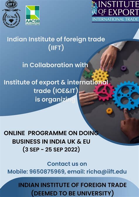 Dr Asheesh Pandey On Linkedin Iift In Collaboration With Ioeandit Is