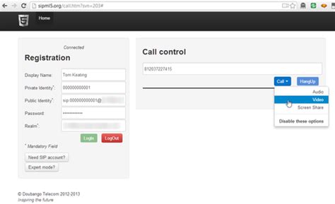 Webrtc2sip Enables Cross Browser WebRTC SIP Interoperability