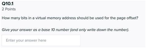 Solved Consider Now A Machine With 32 Bit Virtual Addresses