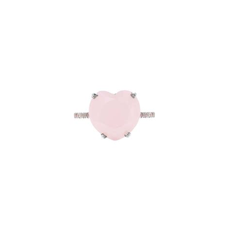 Кольцо Sex In The City Ring Silver Matt Pink купить онлайн по цене