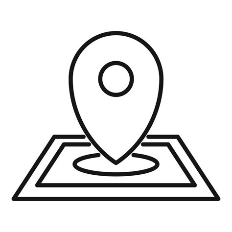 Discovery Gps Pin Map Icon Outline Style 14512055 Vector Art At Vecteezy