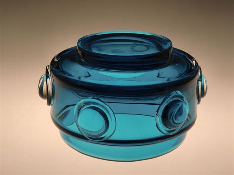 Bohemian Czech Chribska Art Glass Bowl By Josef Hospodka Top Etsy