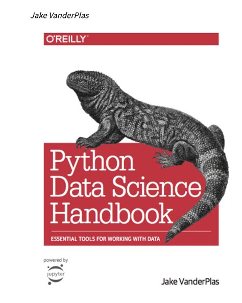 𝐏𝐲𝐭𝐡𝐨𝐧 𝐃𝐚𝐭𝐚 𝐒𝐜𝐢𝐞𝐧𝐜𝐞 𝐇𝐚𝐧𝐝𝐛𝐨𝐨𝐤 A Great Book On How You Can Learn Data Science With Python